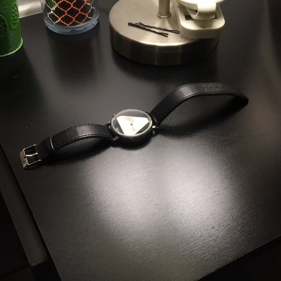 wilcon | Accessories | Wilon All Stainless Steel Triangle Wrist Watch ...